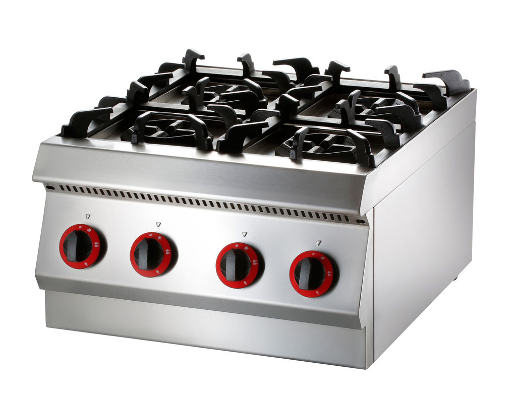 Stainless Steel Table Top Gas Stove LPG NG Commercial Counter Top Gas ...