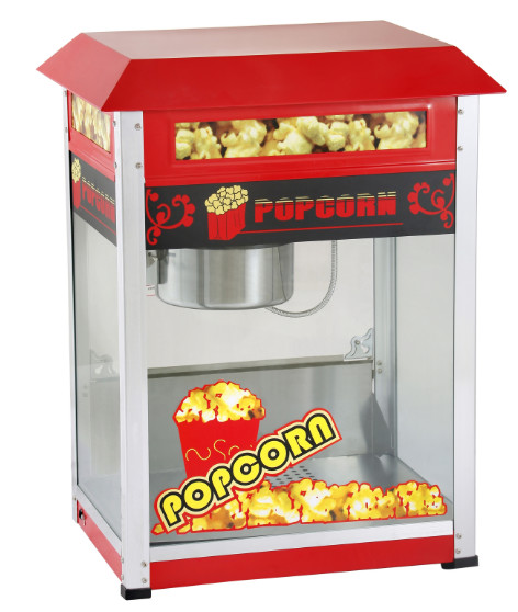 Commercial Grade 1.3KW Electric Popcorn Maker Countertop Popcorn Machine
