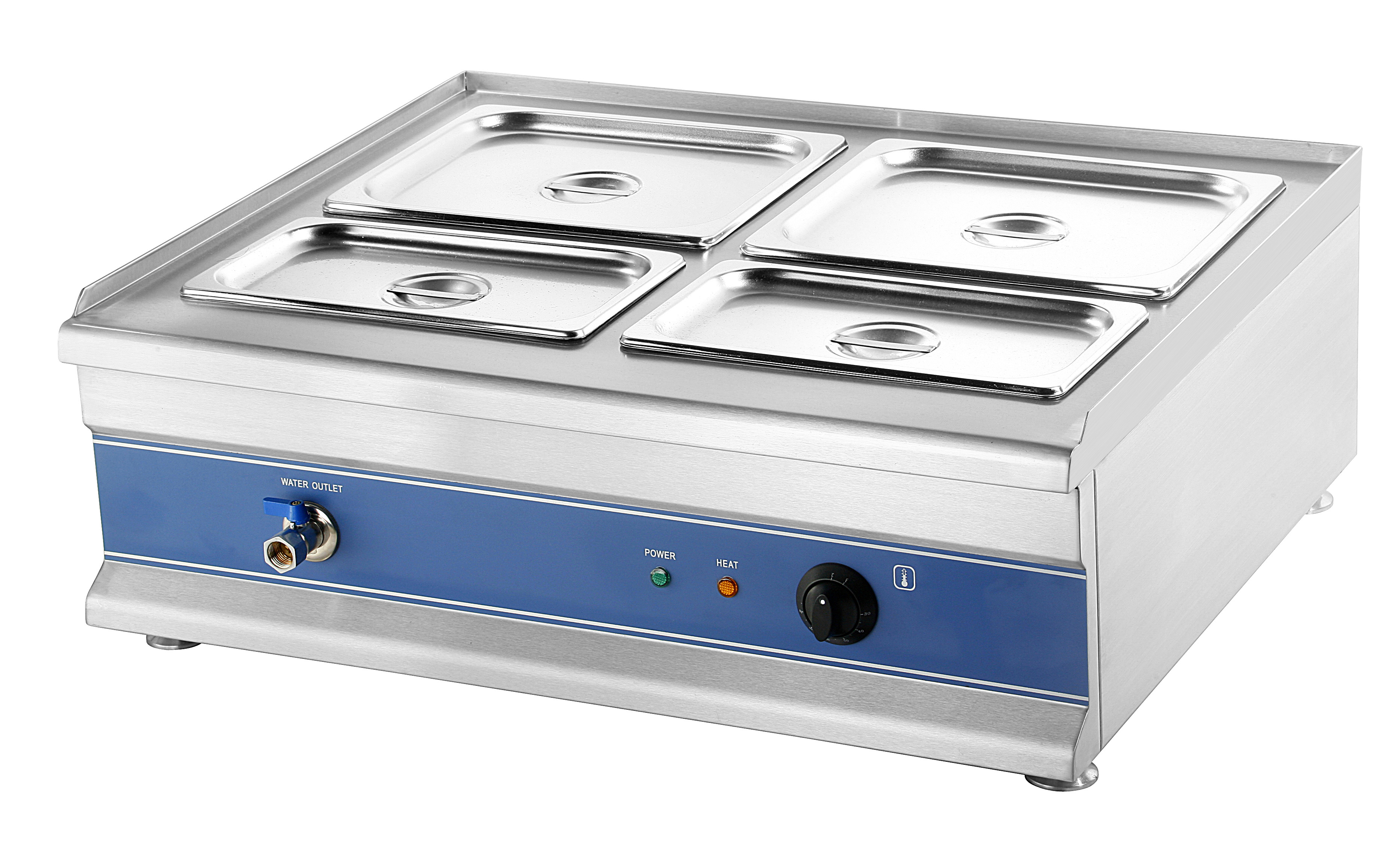 Silver Grey Stainless Steel Bain Marie Commercial Kitchen Equipment 1 ...