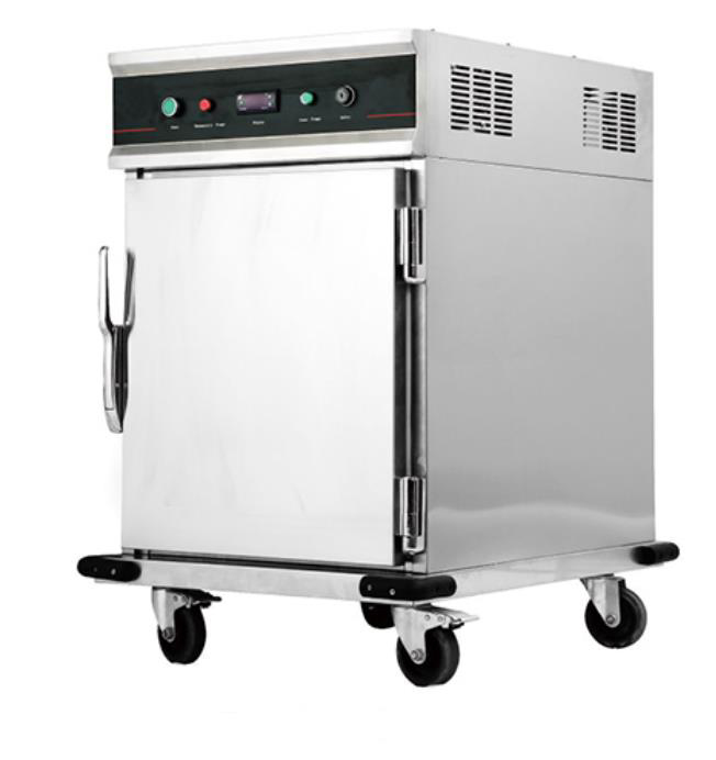 5 Layer Stainless Steel Mobile Food Warming Cart 1.8KW Adjustable ...