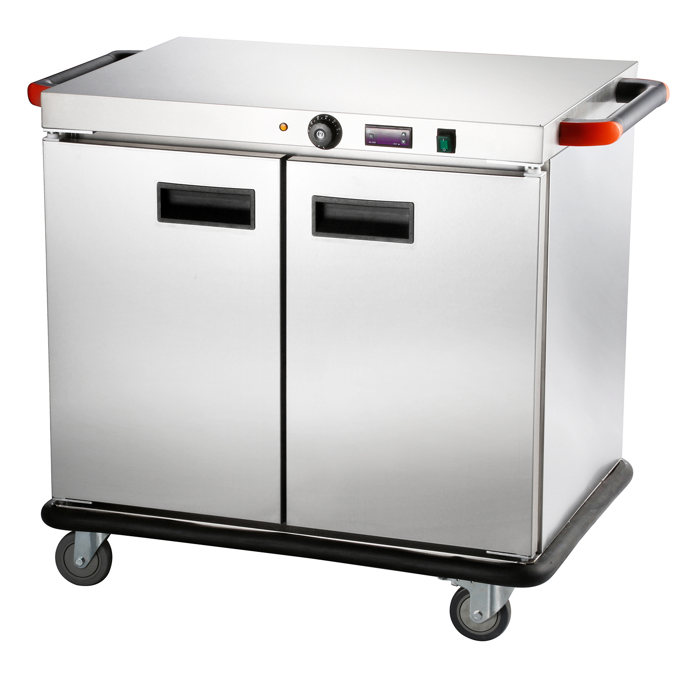 4 Layer Stainless Steel Food Warmer Cart 220V-240V Electric Food Hot ...